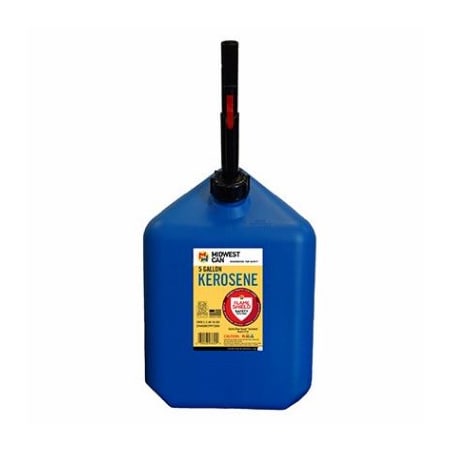 Midwest Can Safety Can, High Density Polyethylene, 5 gal, Kerosene 7610 | Zoro